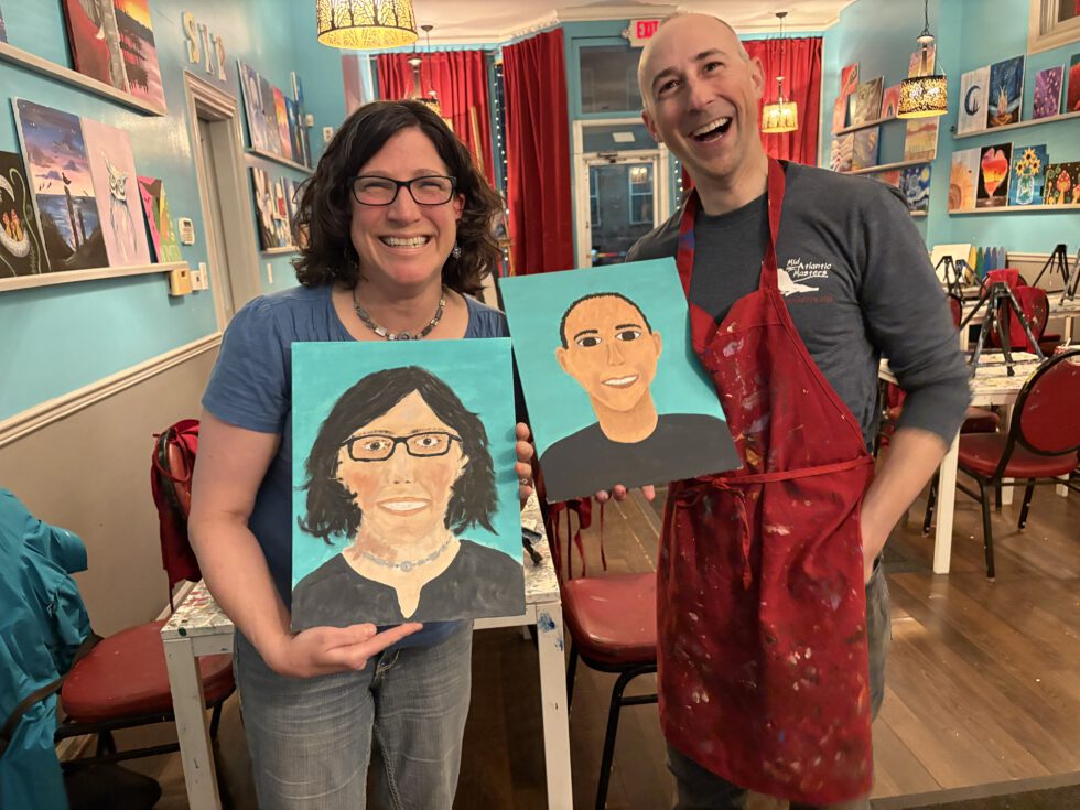 Paint Your Partner/Bestie Portrait! - Canvas, Corks & Forks